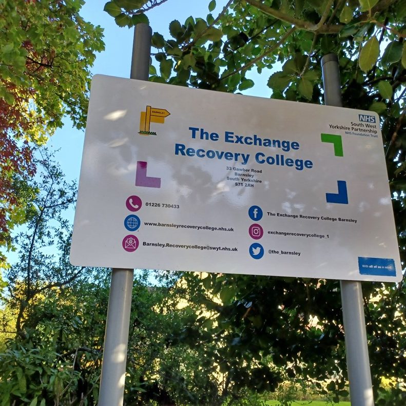 How to find and contact us... - Barnsley Recovery College