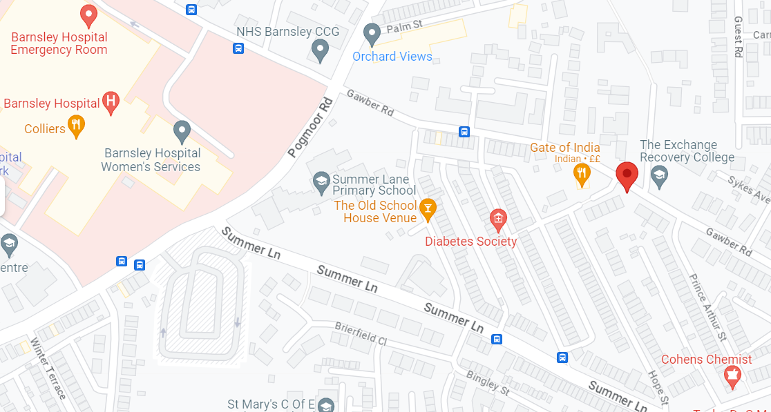 How to find and contact us... - Barnsley Recovery College